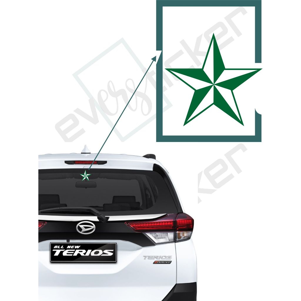 Lasallian Star DLSU sticker V1 for gadget, guitar, wall, car ...