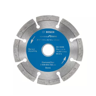 Bosch 4" Inch Diamond Cutting Disc Wheel Blade Standard for Marble ...