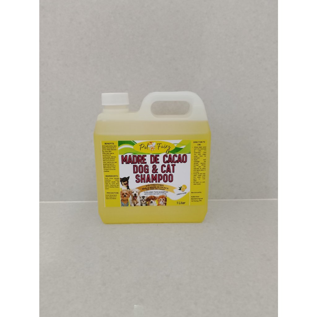 PET FAIRY MADRE DE CACAO DOG & CAT SHAMPOO 1 LITER / LEMON SCENT ...