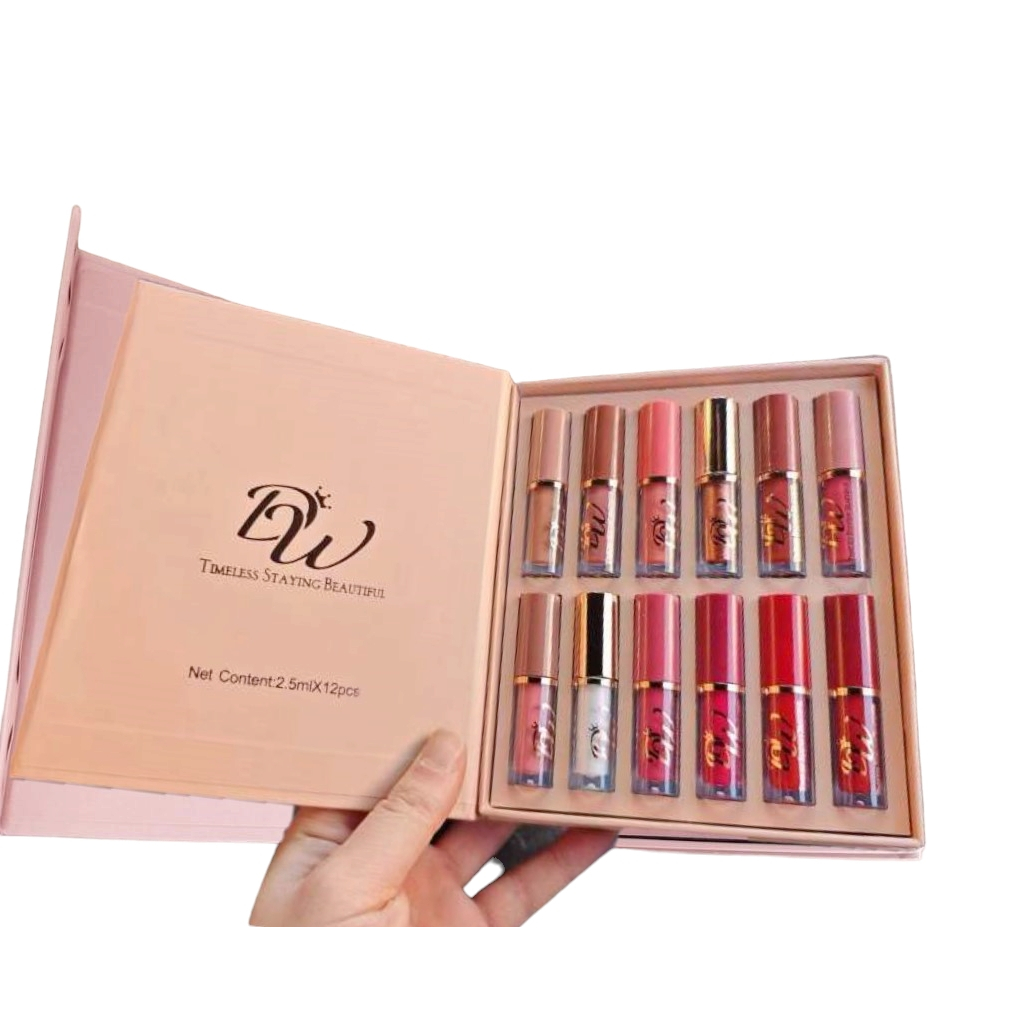 DW LIPSTICK SET DW 12 Colors Lipstick Matte Waterproof Permanent Long ...