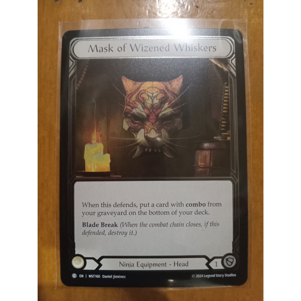 FAB CF Mask of Wizened Whiskers Cold Foil Common Part the Mistveil MST ...