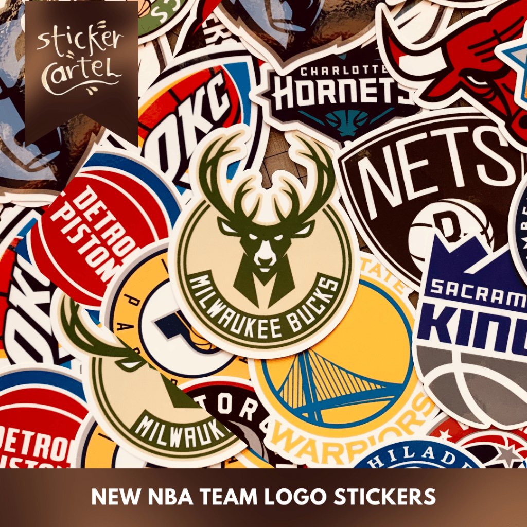 NBA Team Logo Stickers NEW / National Basketball Association Team Logo ...
