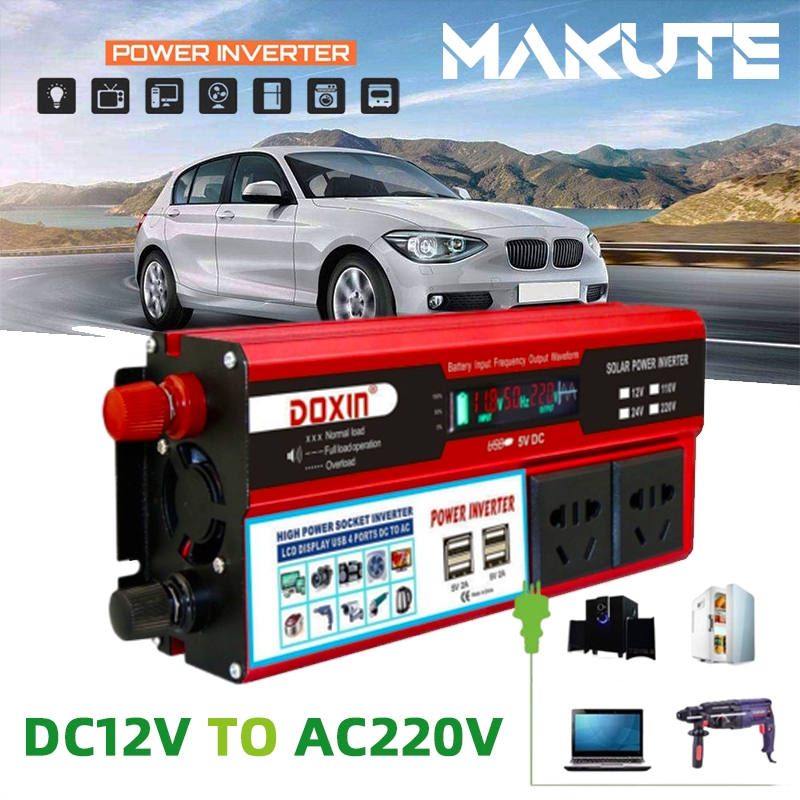 1 year warranty original power inverter car inverter with 4 USB ports ...