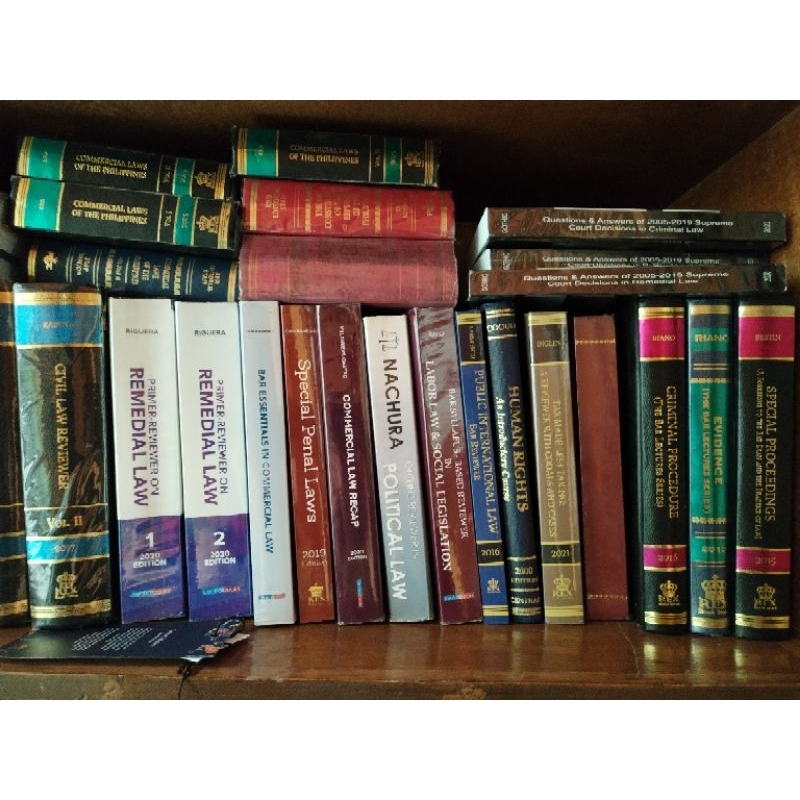 Law books and Bar Reviewers (used) | Shopee Philippines
