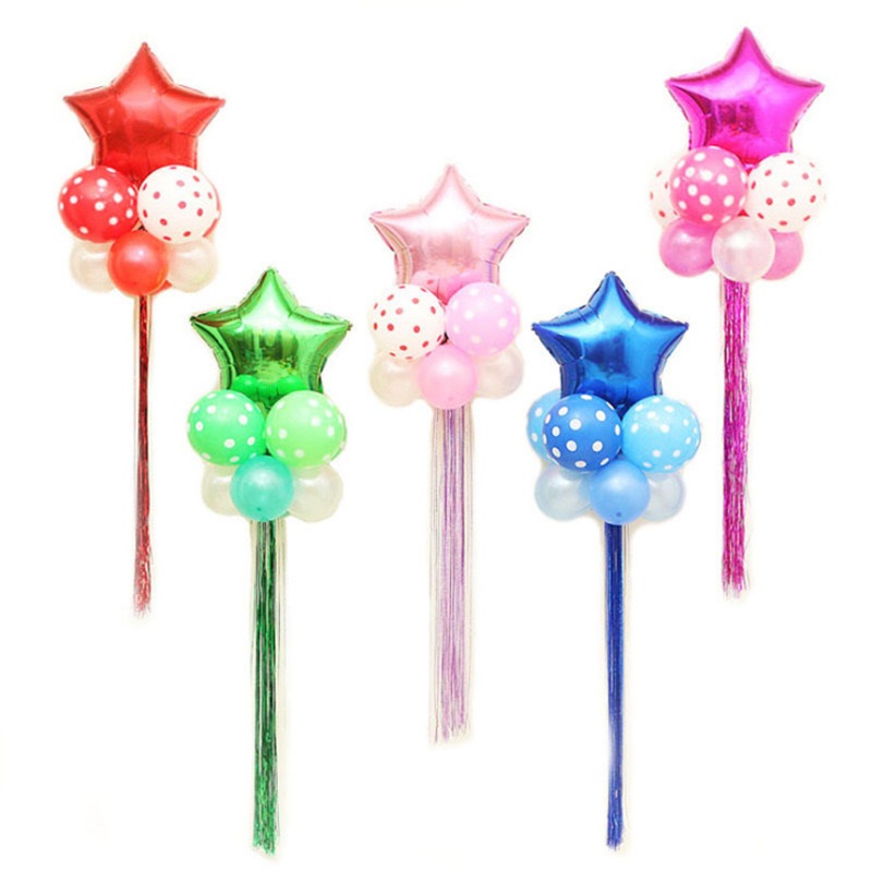 13pcs/set Star Rain Balloon Set Birthday Party Decoration #JH077 ...