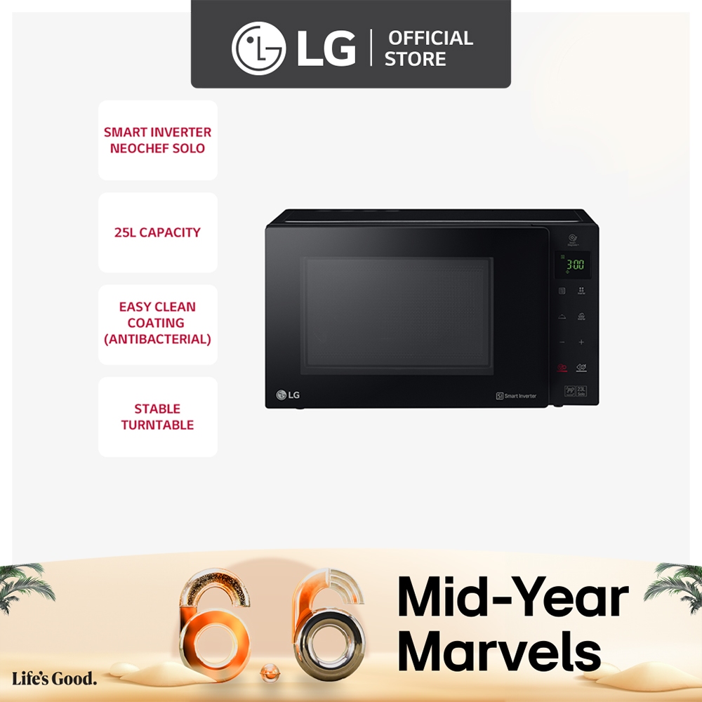 [NEW] LG 25L Smart Inverter NeoChef Microwave Oven - Solo (Microwave ...