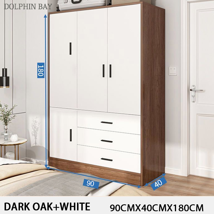 (COD) Modern rental room4-door wardrobe, family bedroom, simple ...