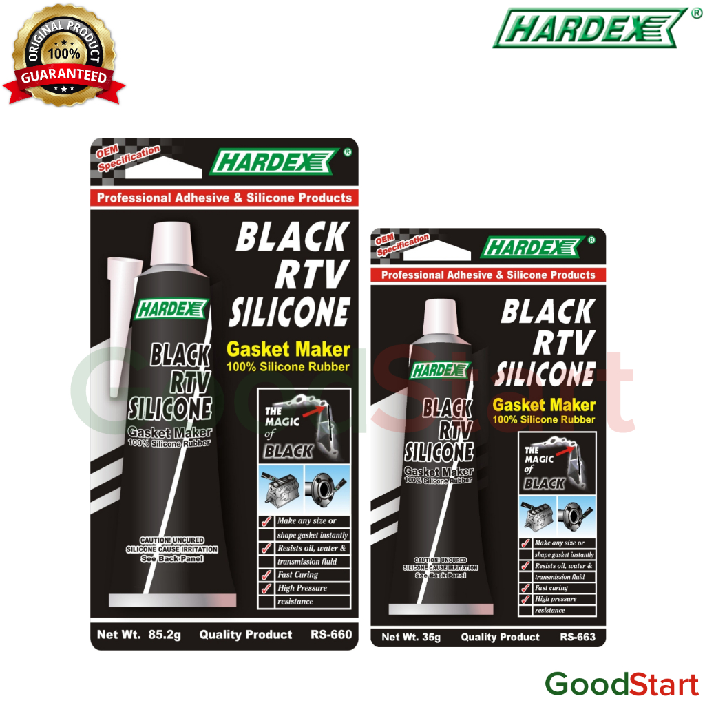 HARDEX BLACK RTV SILICONE GASKET MAKER | Shopee Philippines