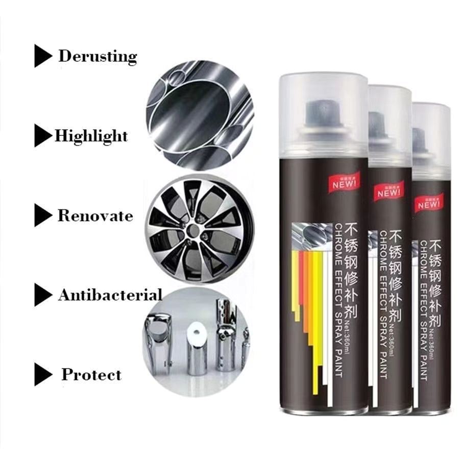 Repair Electroplated Paint Silver Powder Chromeplated Spray Paint ...