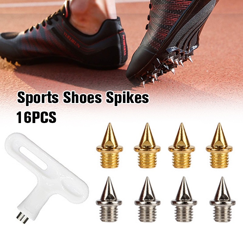 16pcs Carbon Steel Track Shoe Spikes with Spike Wrench Use for Most ...
