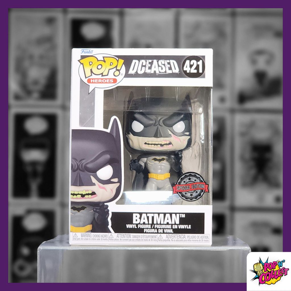 Funko Pop! DC DCeased - Batman 421 w/ Free Protector (Sold by Pop N ...