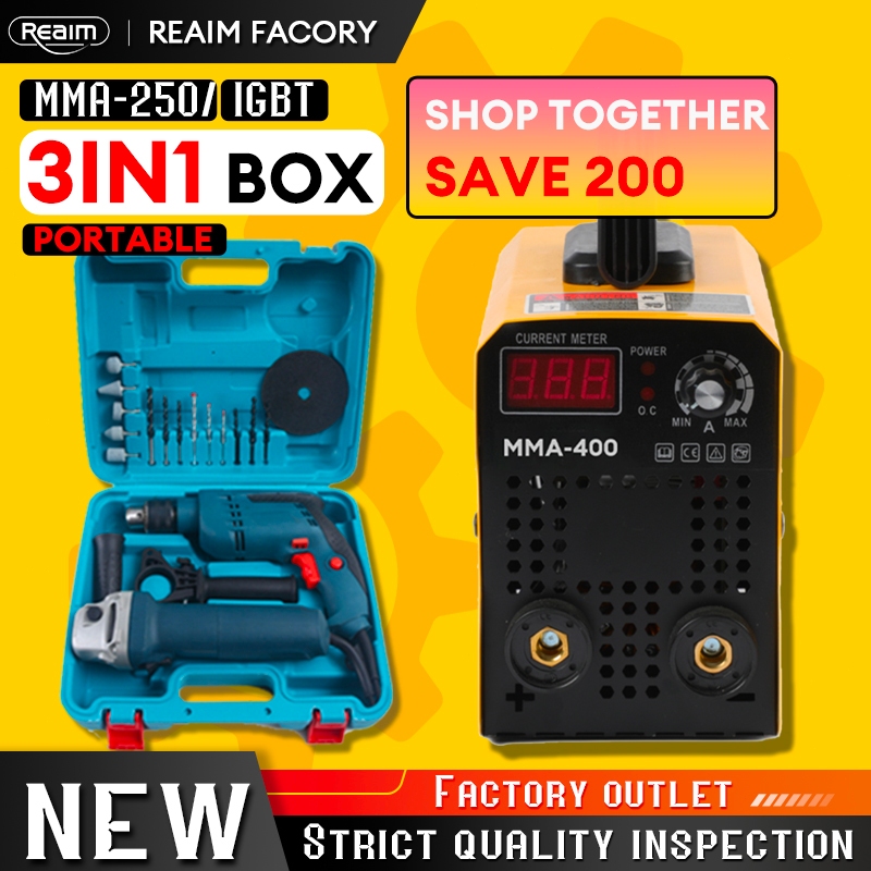 REAIM Portable Welding Machine IGBT/SIC Inverter MMA-250/400/500 ...