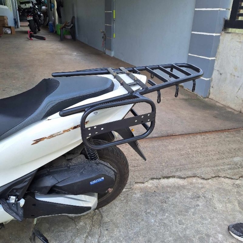 HONDA PCX 160 TOP BOX BRACKET WITH SIDE PANNIER HEAVY-DUTY (POWDER COAT ...