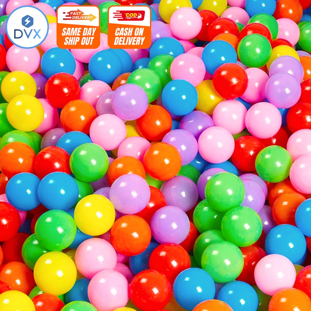 COD DVX Colorful Plastic Pit Balls - 10pcs Kids Toys Birthday Pool ...