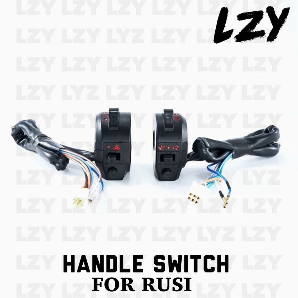 LZY 1pair RUSI 125 Handle Switch Assembly Set Motorcycle | Shopee ...