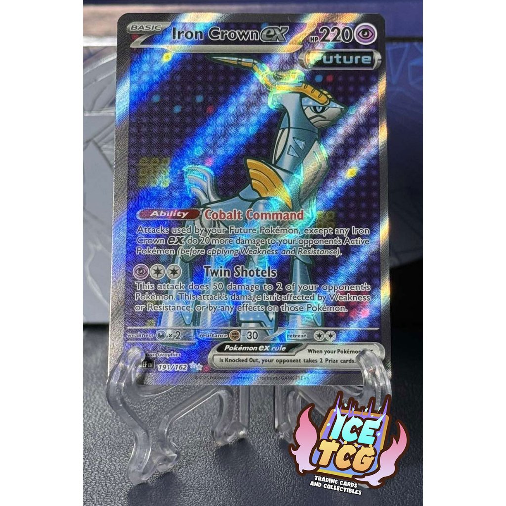 Iron Crown ex - 191/162 - Full Art Secret Rare (TEF) | Shopee Philippines