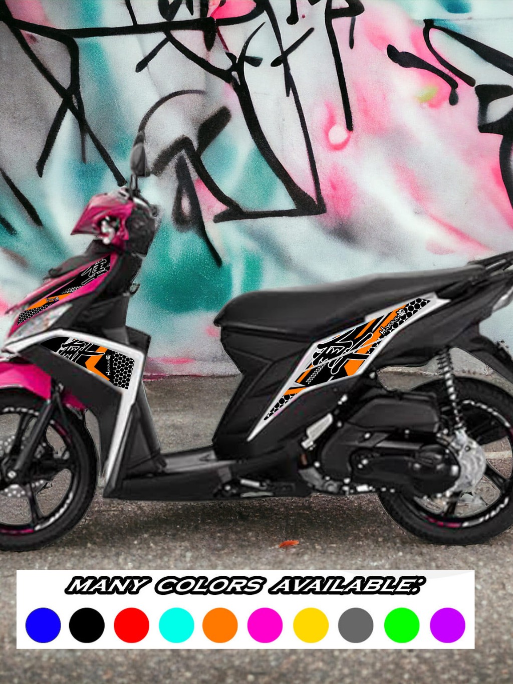 MIO i125 M3 SOLARIZ HAYABUSA DECALS WITH FREEBIES | Shopee Philippines