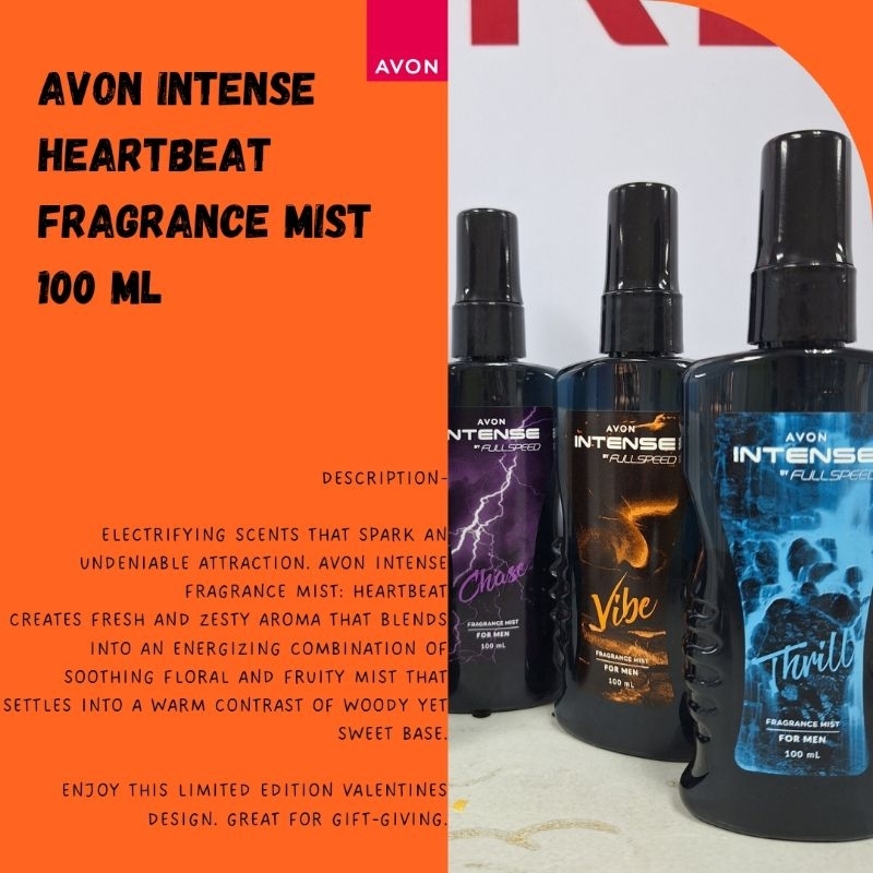 Avon Intense Heartbeat Fragrance Mist 100 ML | Shopee Philippines