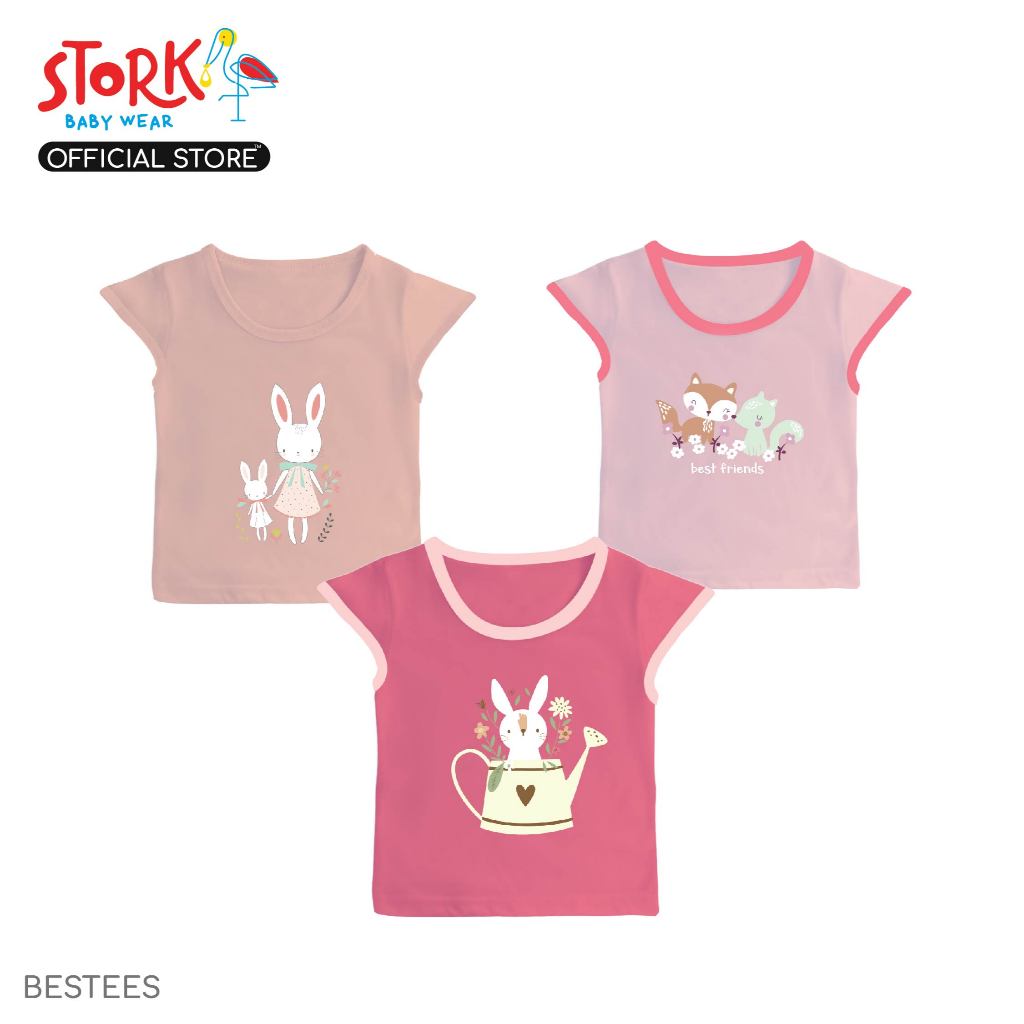 Stork Baby Wear 3 pcs Blouse (BESTEES) Baby Clothes for Baby Girls ...