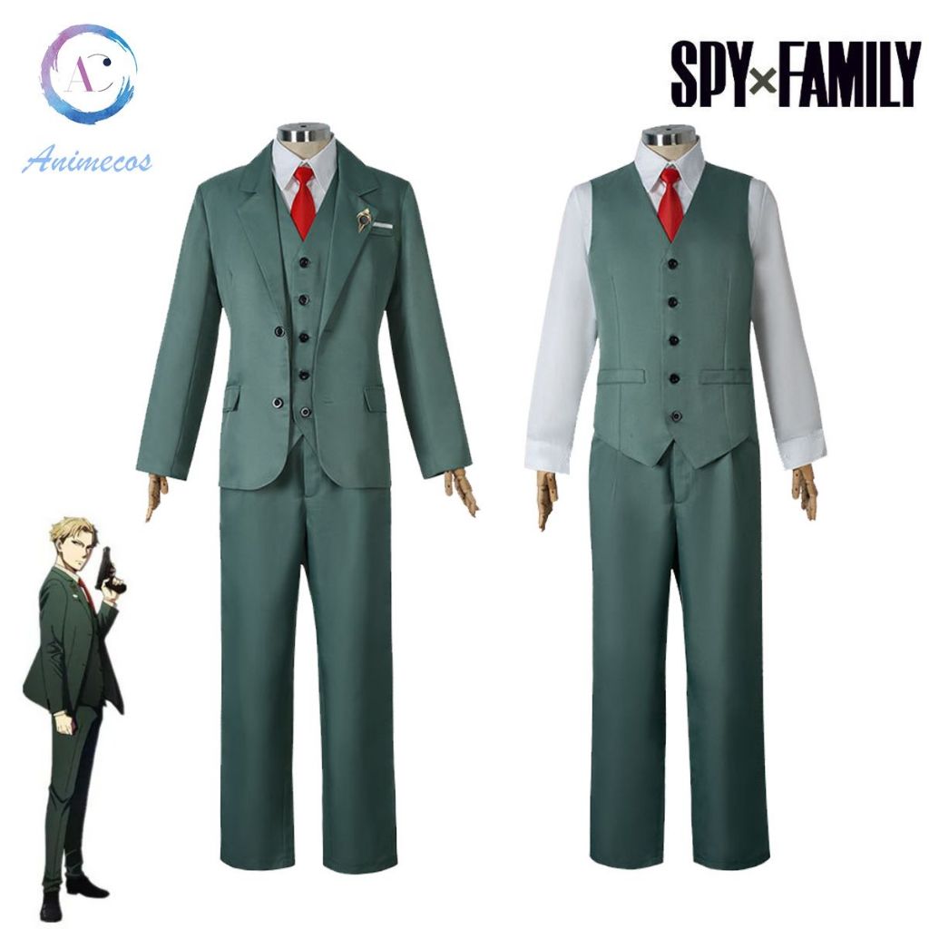Anime Spy Family Loid Forger Cosplay Costumes Twilight Shirt Jacket ...