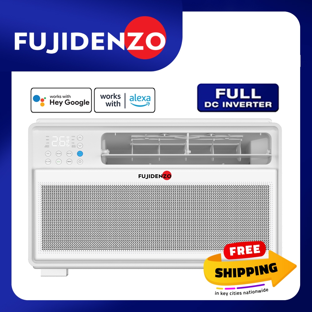 Fujidenzo 1 HP Full DC Inverter Window Type Aircon (Compact) IWAR103T ...