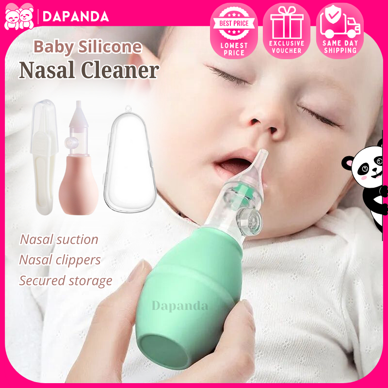 DAPANDA Baby Nasal Clog Nose Cleaner Infant Mucus Pump Remover Suction ...