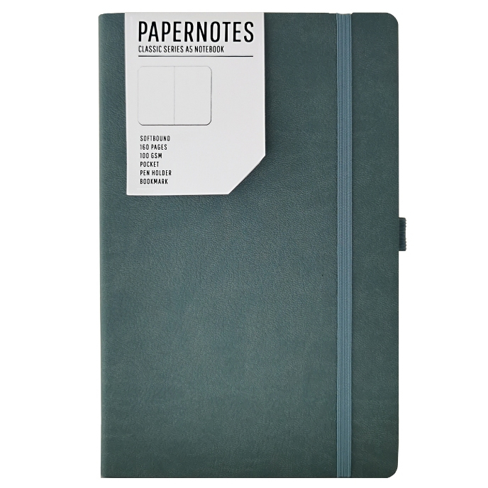 Papernotes Stone Blue Classic Series Notebook (A5) | Shopee Philippines