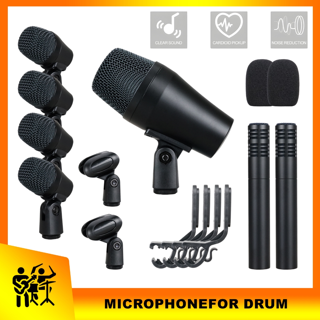 Mic drum set mic drum kit DI7 metal drum microphone kit 7pcs microphone ...