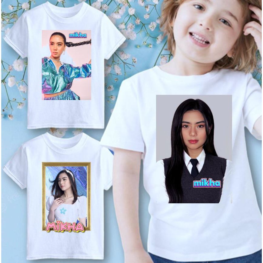 BINI MIKHA KIDS T-Shirt PAMBATA ANIME GRAPHIC SHIRT 0 to 12 years old ...