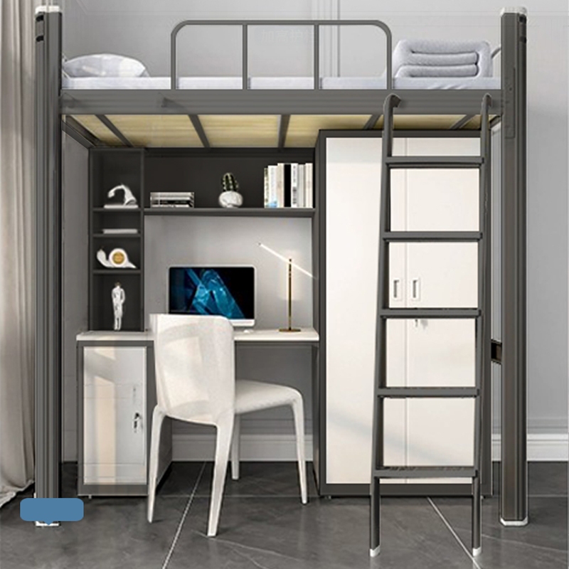 [cod]Loft bed Upper bed Thickened heavy duty bunk bed Double deck bed ...