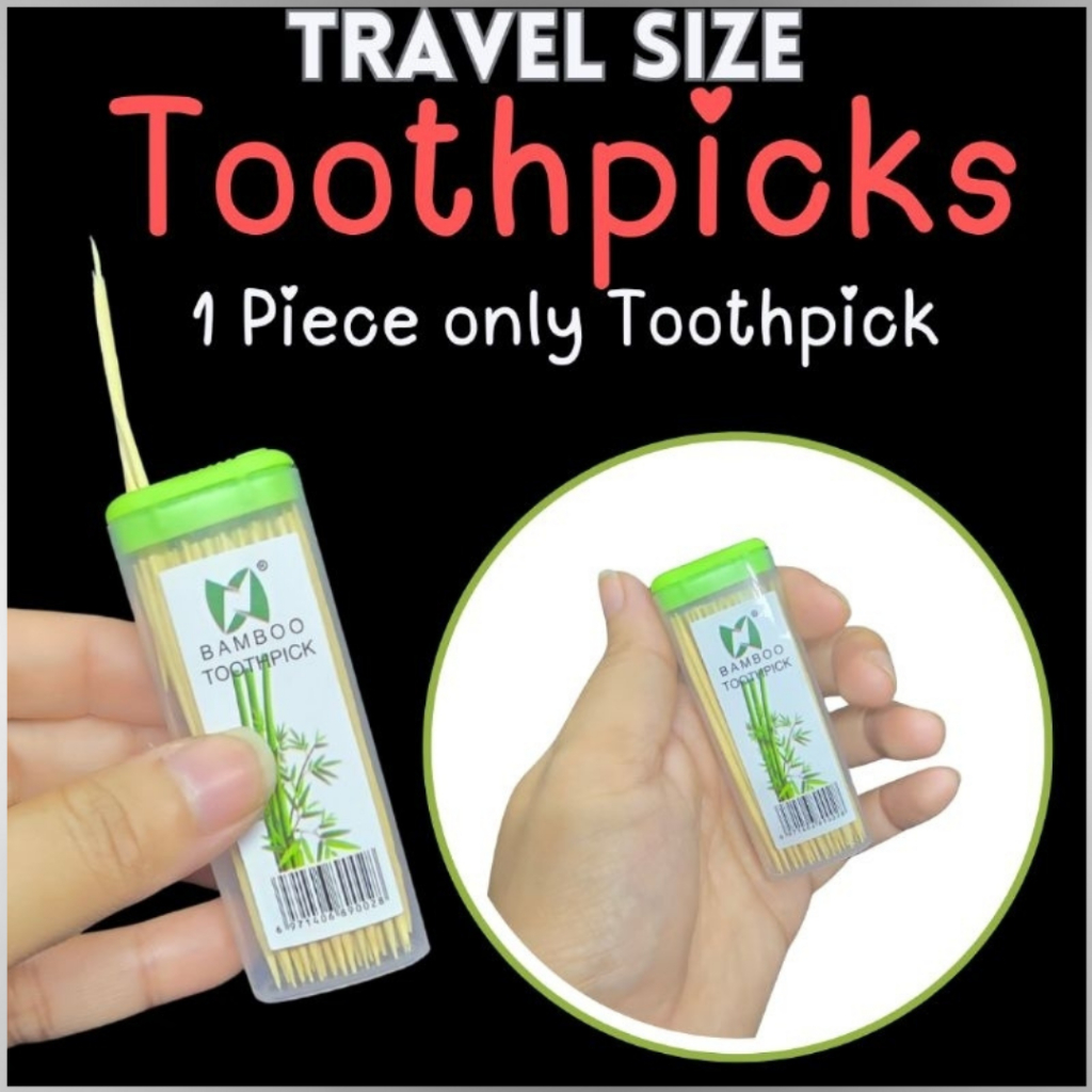 S3 Wooden Toothpick in Travel Pack | Shopee Philippines