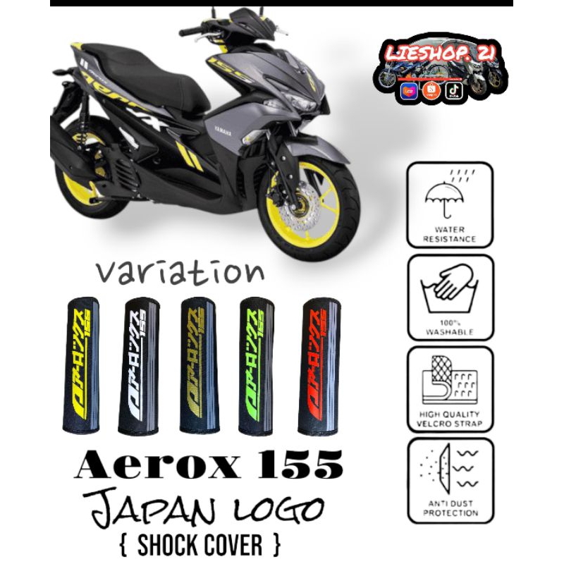 aerox Shock cover japan logo 5varition | Shopee Philippines