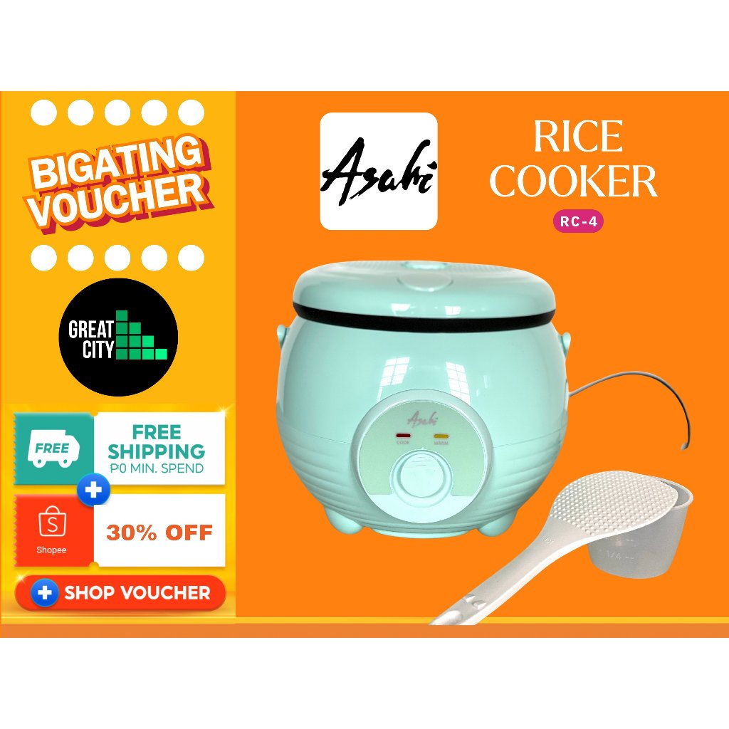 Asahi ORIGINAL Rice Cooker RC4 | Shopee Philippines