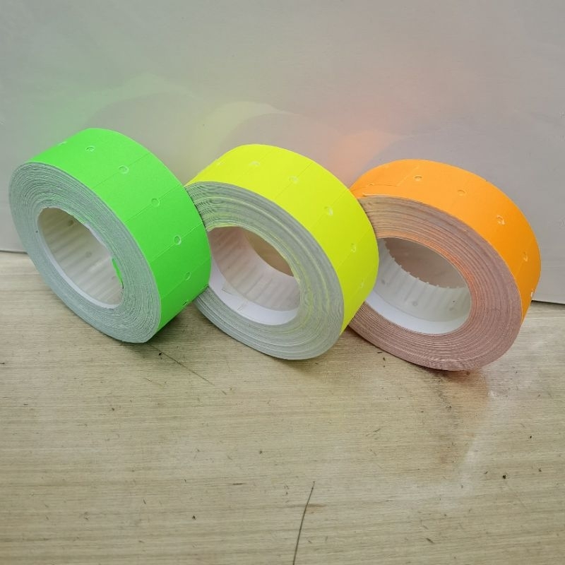 Colored single price tag 700pcs. Per roll | Shopee Philippines