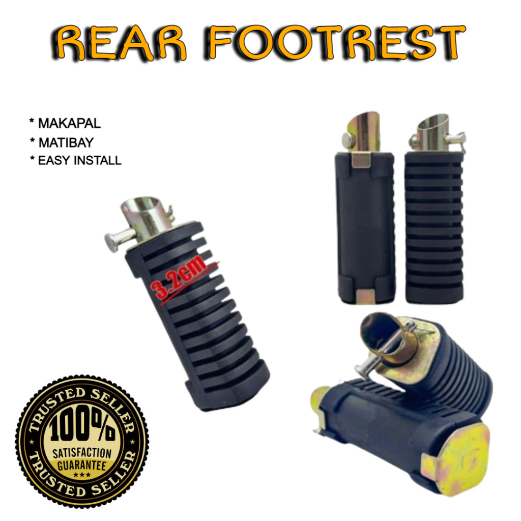 SUZUKI Smash 115 - REAR FOOTREST FOR MOTORCYCLE GOLD CHROME MOTORCYCLE ...