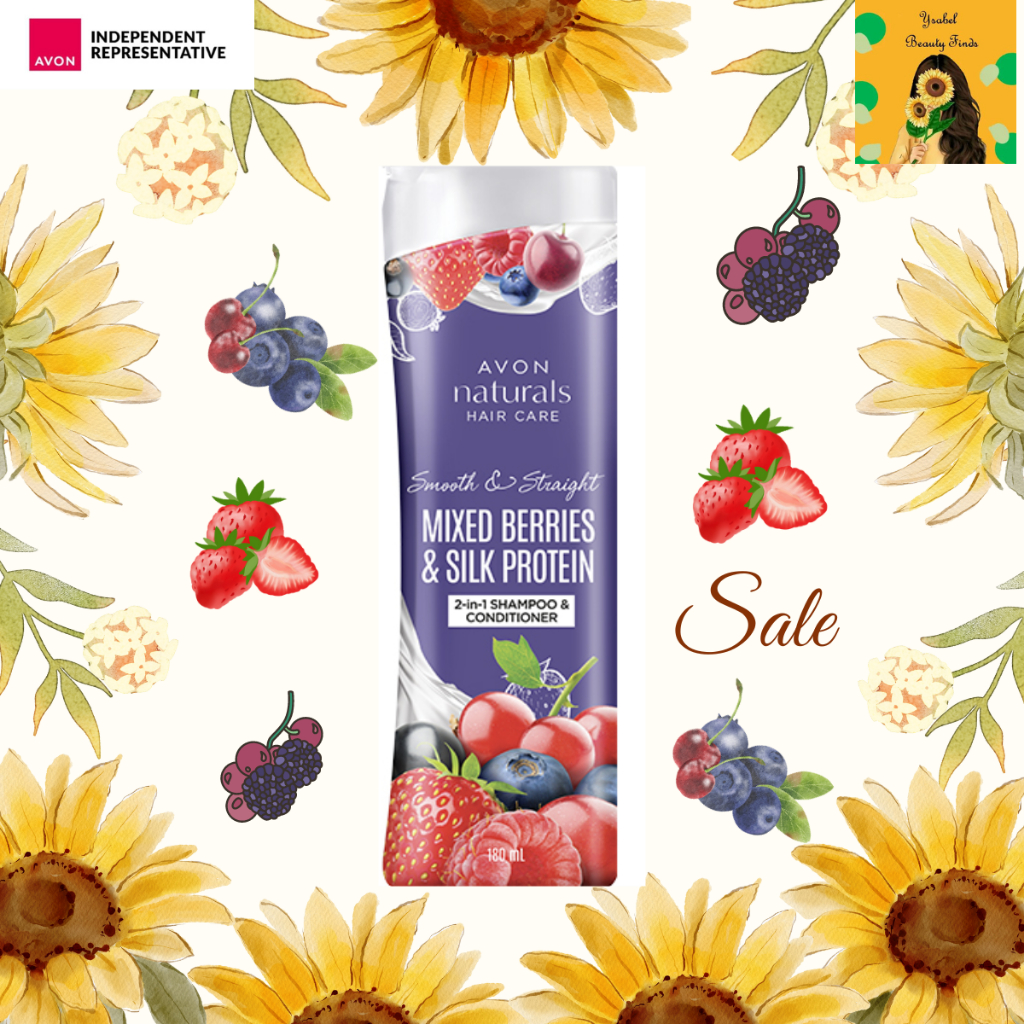 Ysabel Beauty Avon Naturals Smooth & Straight w/ Mixed Berries & Silk ...