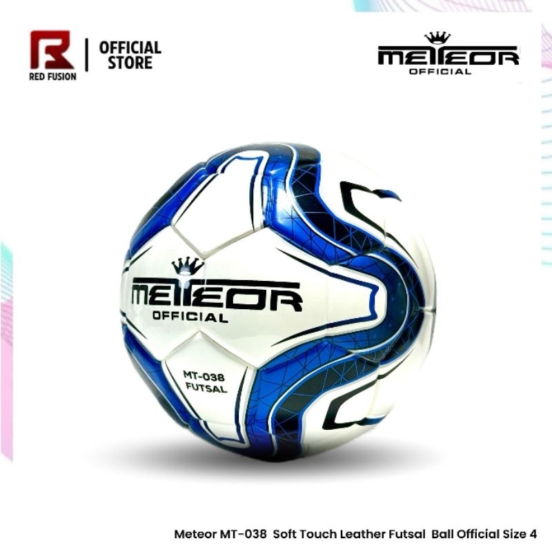 Meteor MT-038 Hi-Soft Built Touch Leather Futsal Ball Size 4 | Shopee ...