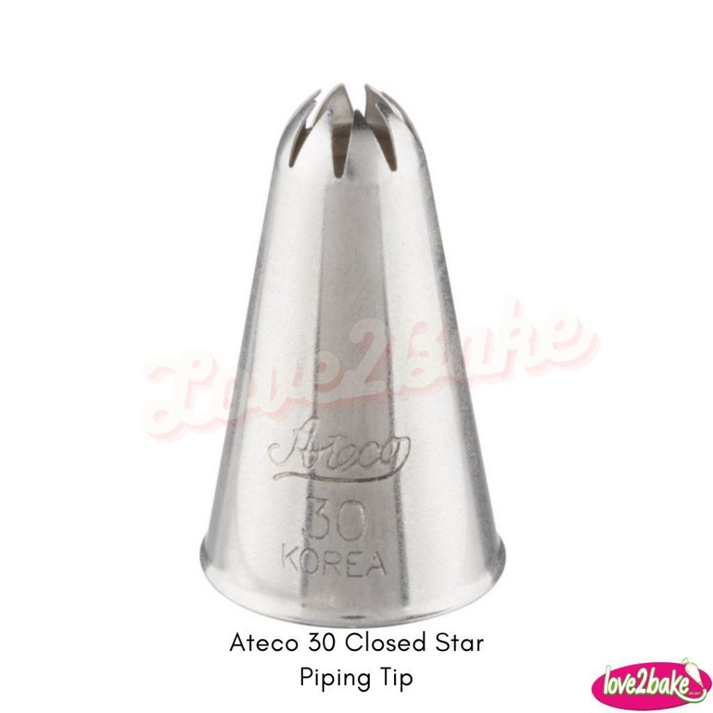 Ateco 30 Closed Star Piping Tip (Small) | Shopee Philippines
