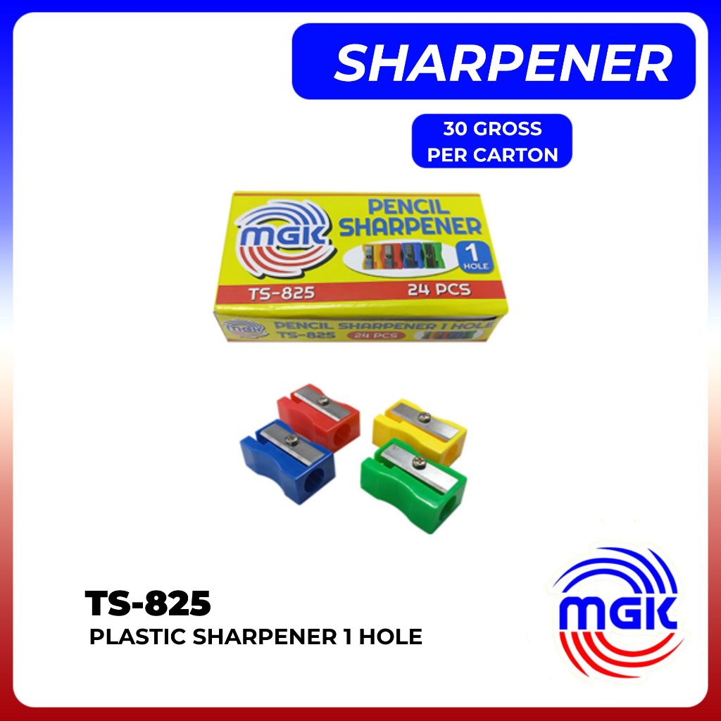 MGK Plastic Sharpener Assorted Colors | Shopee Philippines