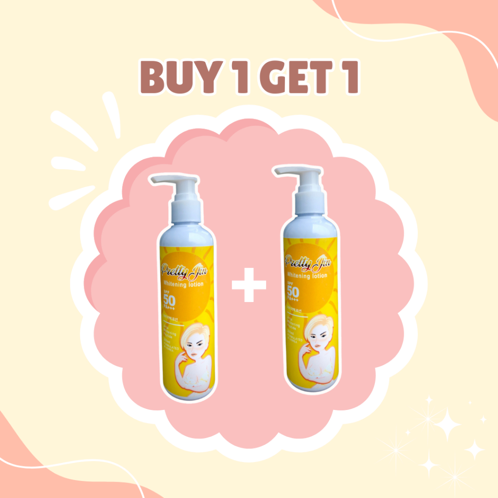 Old Packaging Pretty Jin Whitening Lotion SPF 50 PA+++ 200 ml Body Care ...
