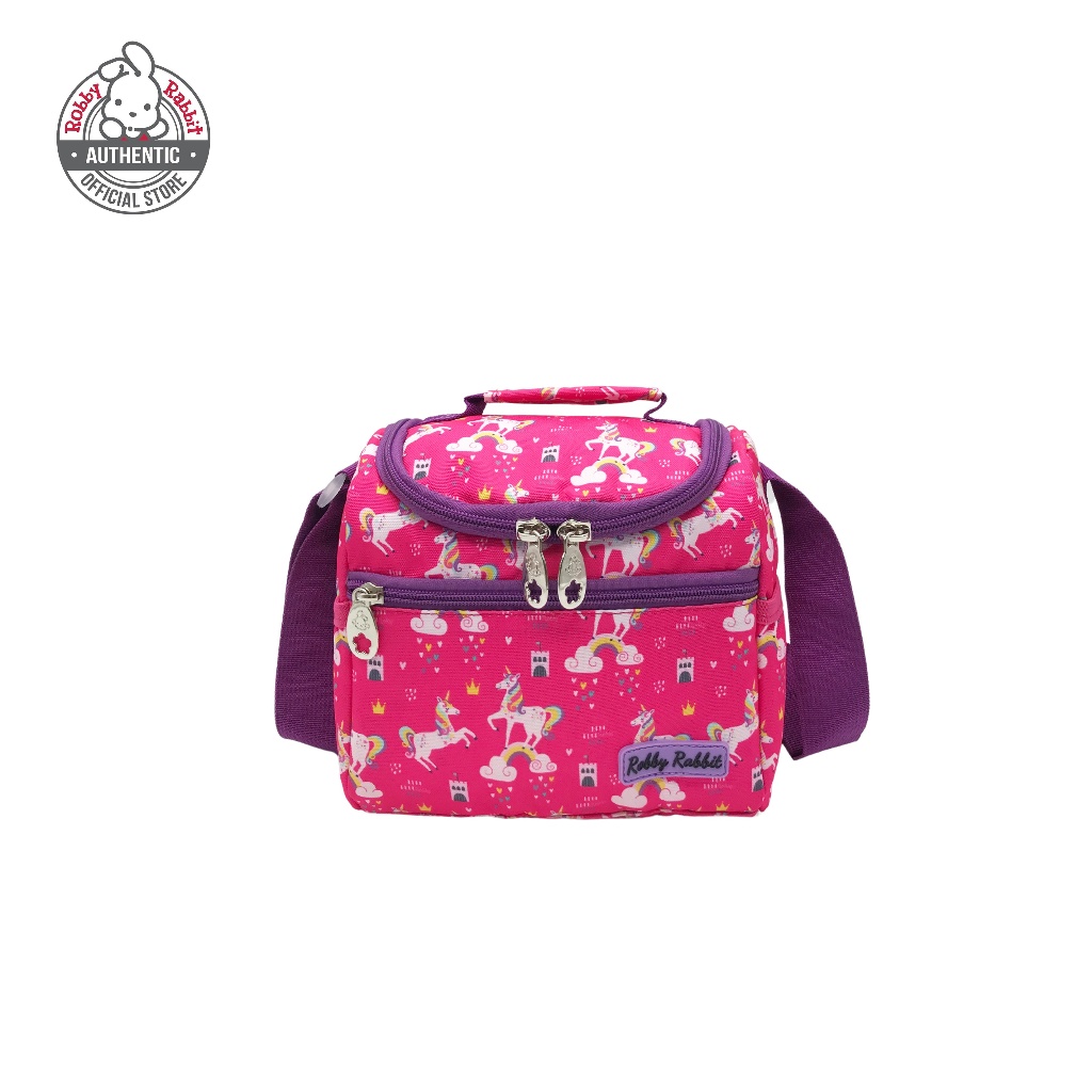 Robby Rabbit Unicorn Wonderland Thermal Lunch Bag (Purple, Pink ...