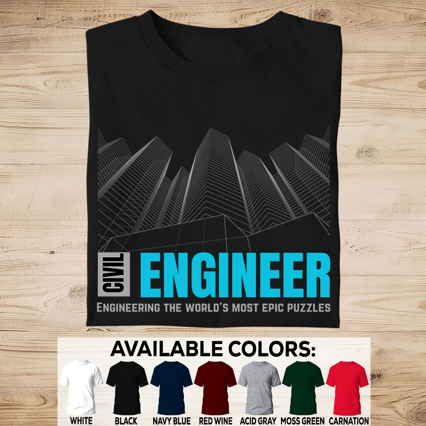 CIVIL ENGINEER SHIRT/INHINYERO/ENGINEERING STUDENT/CONSTRUCTION/UNISEX ...