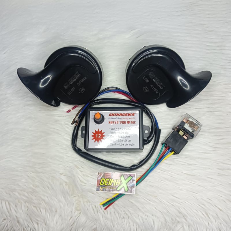 ORIG SEC HORN (BUSINA) X PAPAP DOL WITH RELAY SUPER LOUD DUAL HORN ...