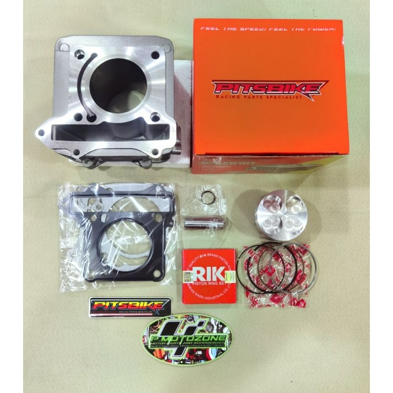 Cylinder block set / Borekit Raider 150 Carb type 62mm Steel Standard ...