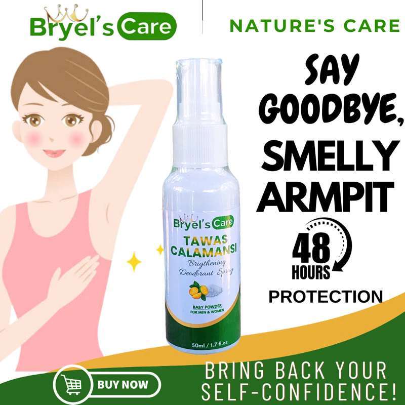 TAWAS CALAMANSI DEODORANT SPRAY UNSCENTED/WHITENING/BRIGHTENING DEO ...