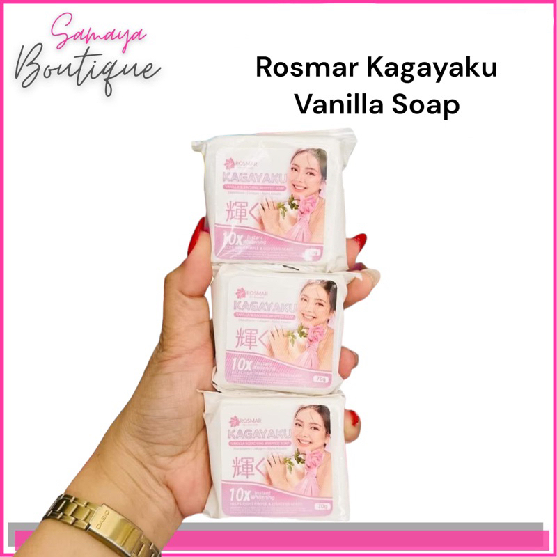 Rosmar Kagayaku Bleaching Whipped Soap | Shopee Philippines