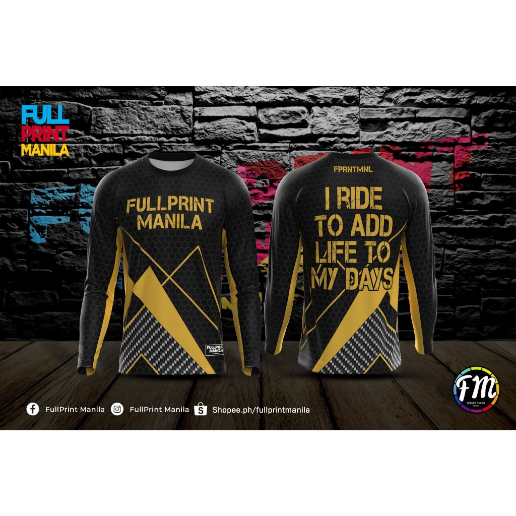 FM 041 FULLPRINT RIDING JERSEY FULL SUBLIMATION | Shopee Philippines