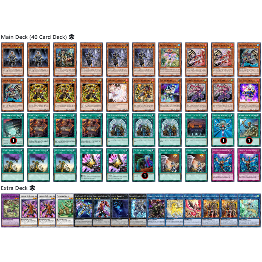 Yugioh Structure Deck: Six Samurai (Proxy Only) | Shopee Philippines