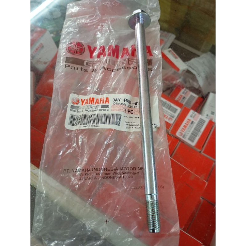 YAMAHA GENUINE FRONT AXLE FOR SNIPER 150/MIO I 125/SPORTY | Shopee ...