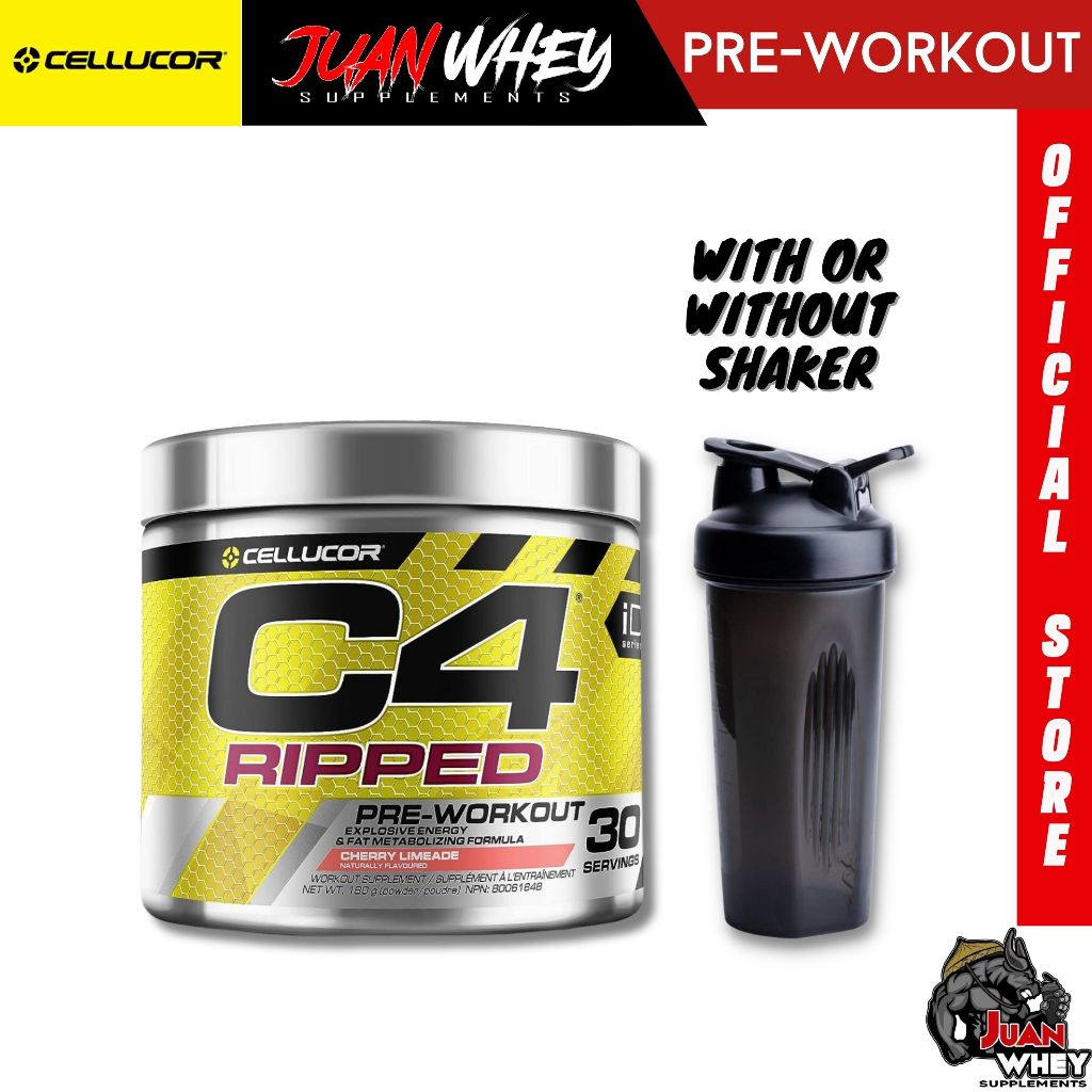 Cellucor C4 Ripped Pre-Workout Powder 30 Servings Pre Workout Energy ...